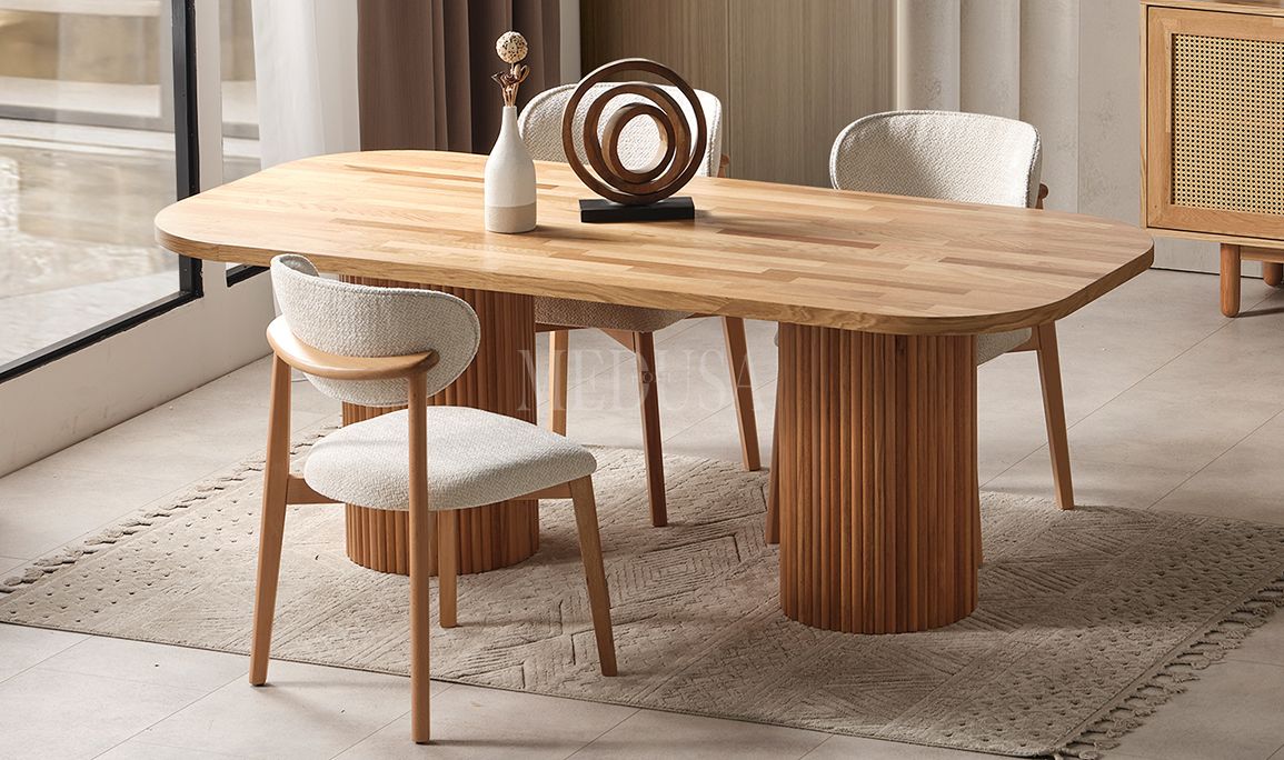 Bohem Ahşap Sandalye | Medusa Home