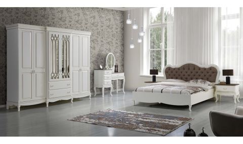 Beyaz Yatak Odası Takımı | Medusa Home | İnegöl Mobilya