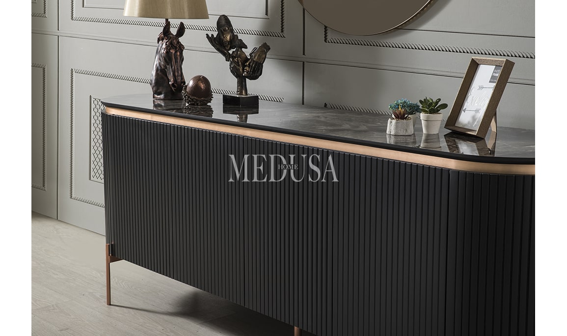 Tesla Bronze Konsol - Medusa Home